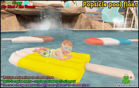 Second Life Marketplace - ! Whippersnappers ! - Popsicle pool float
